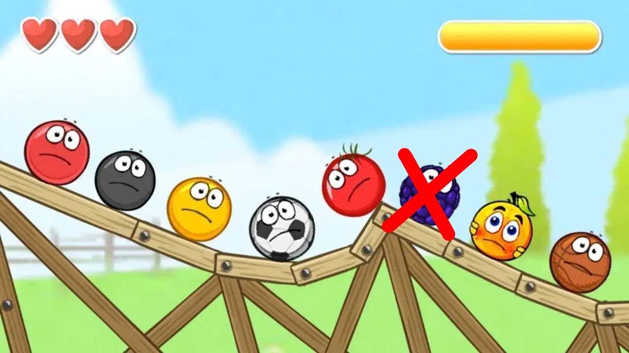 Red Ball 4 - All Balls without Bilberry Ball - Sad Balls - Green Hills ...