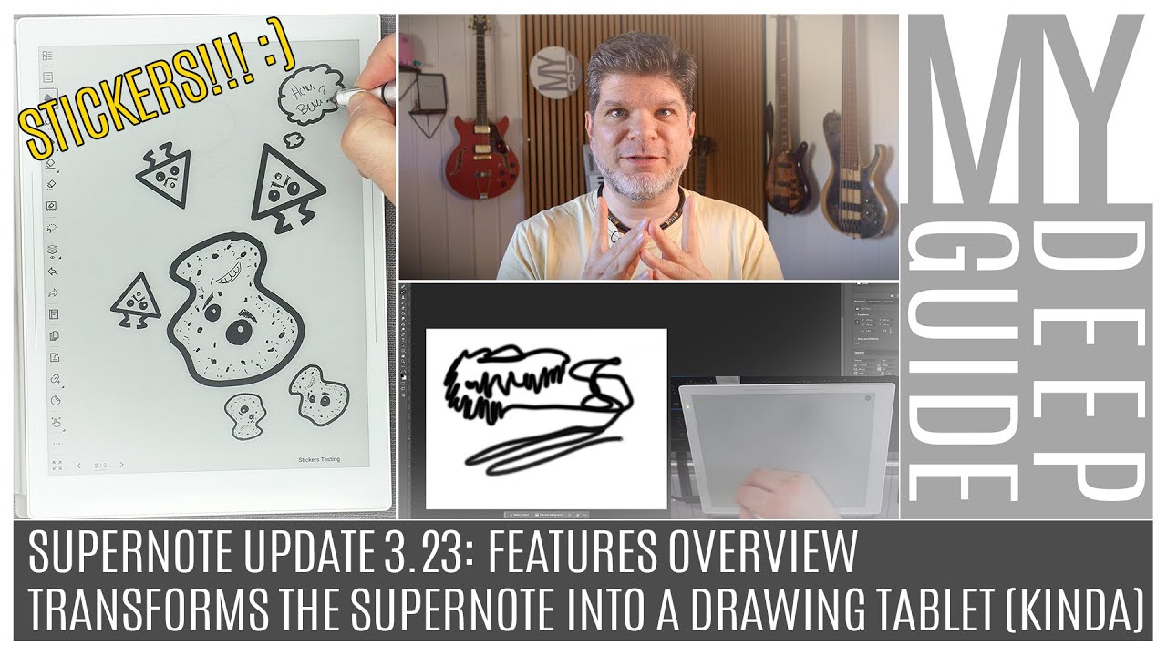 Supernote Update 3.23 - Transforms Your Supernote Into a Drawing Tablet ...