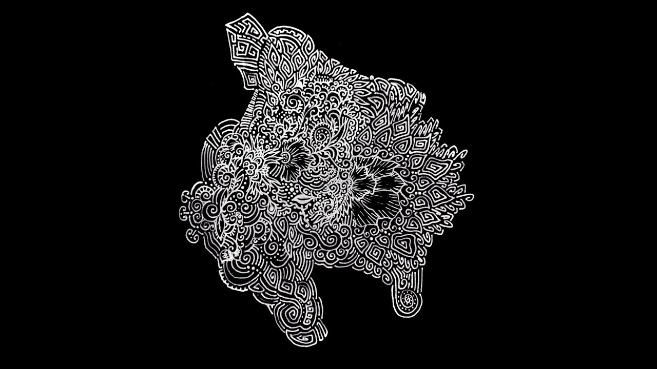 White ink on a black paper!!! - YouTube