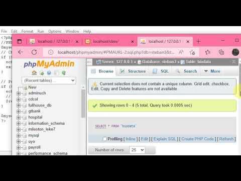 PHP mysqli query() Function - YouTube