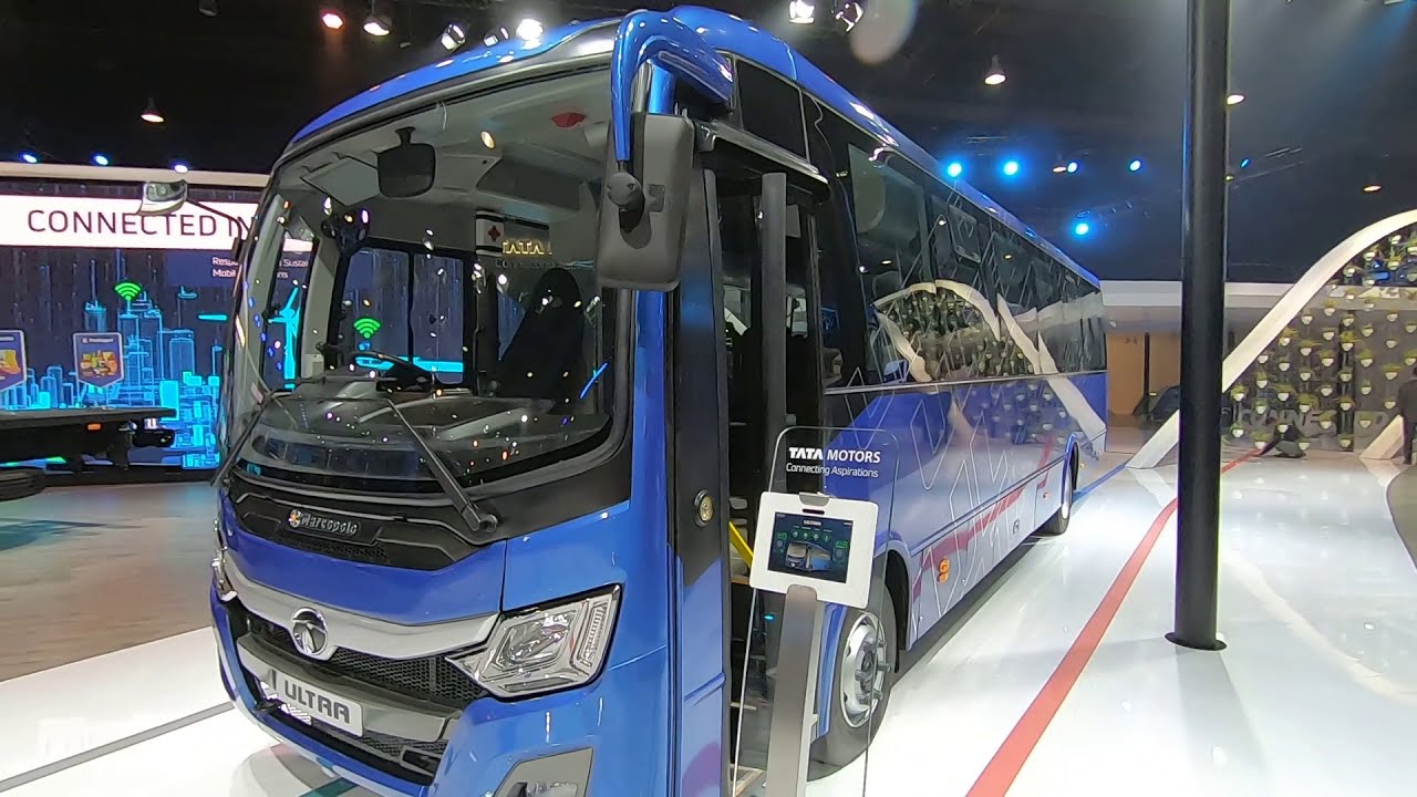 Tata Marcopolo ULTRA mini bus 450 nm torque, 41+ seating capecity - YouTube