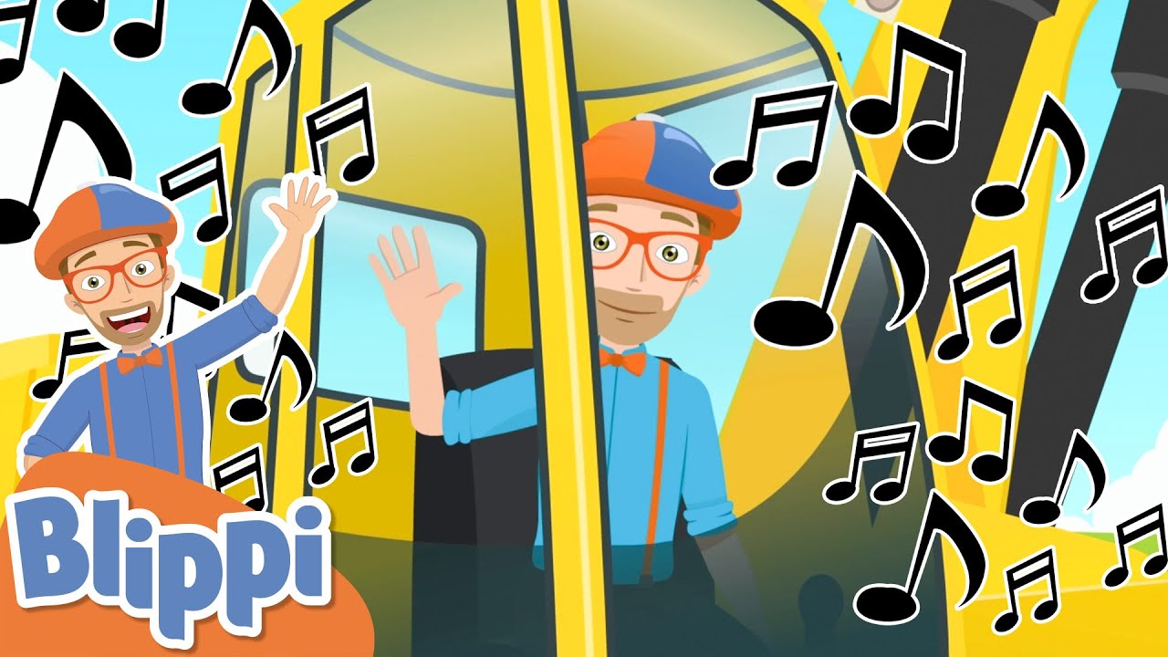 Blippi Excavator Educational Songs For Kids YouTube Blippi Excavator Educational Songs For Kids YouTube