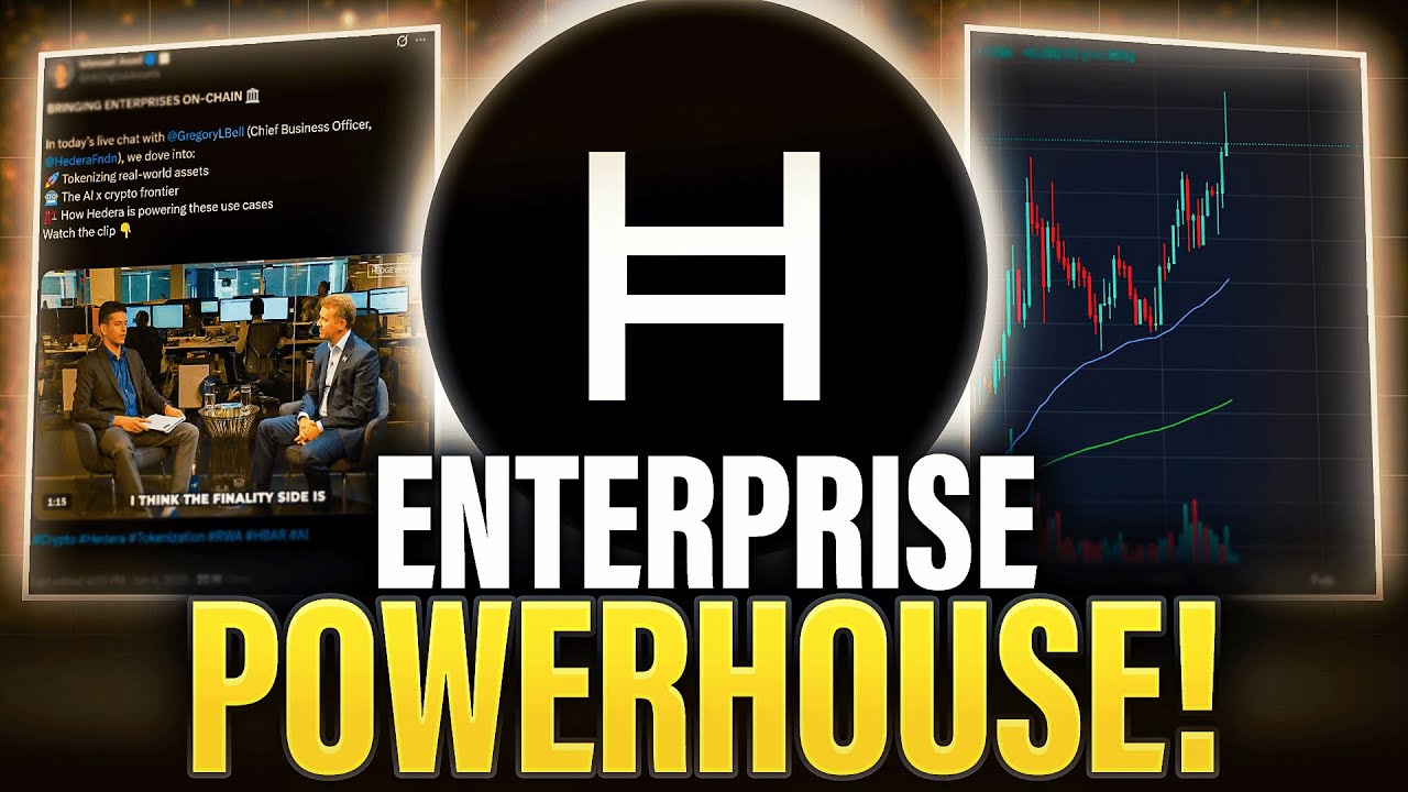 Hedera Hashgraph HBAR Is 100% The ENTERPRISE Powerhouse of Crypto - YouTube