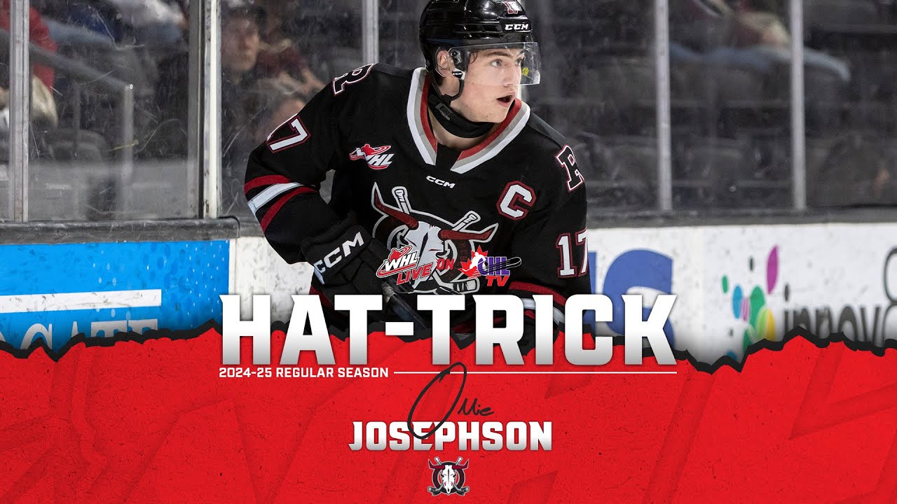 WHL Hat-Tricks - Ollie Josephson - YouTube