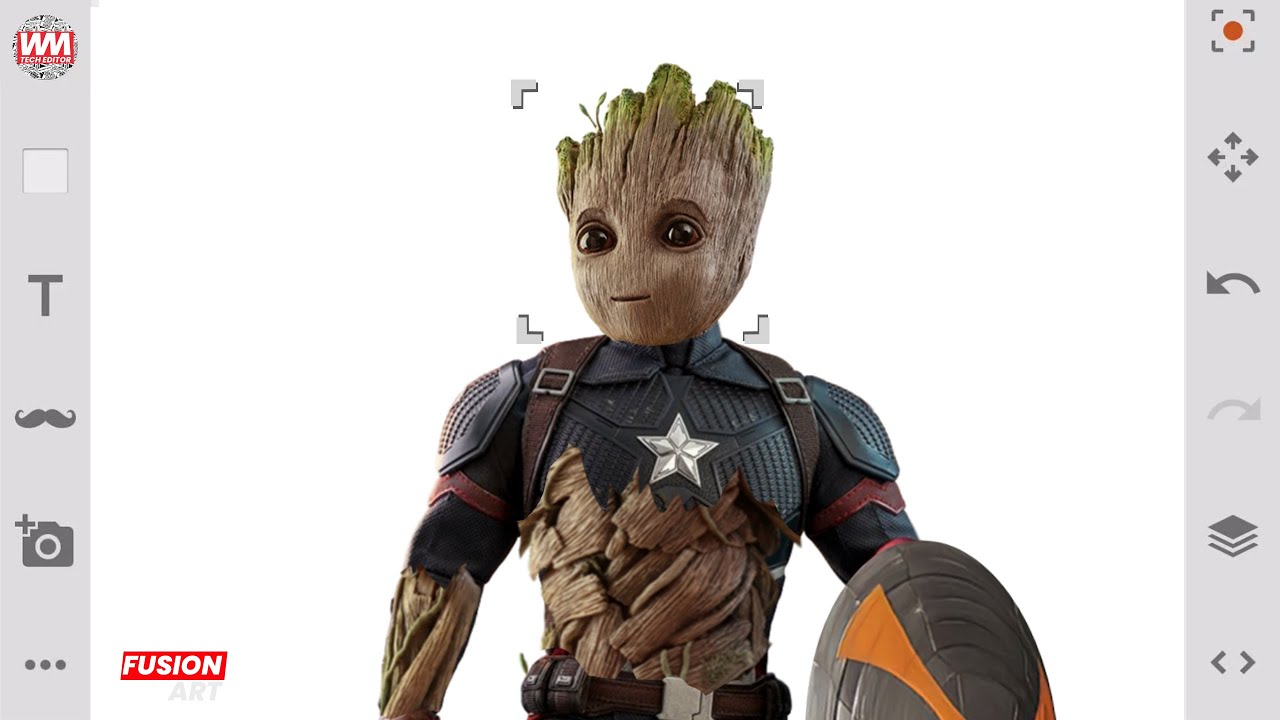 Captain America + Groot + The Falcon | Fusion Art | Marvel Superheroes ...