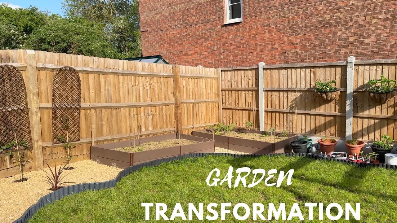 GARDEN TRANSFORMATION | Creating a border with Garden Edging and ...