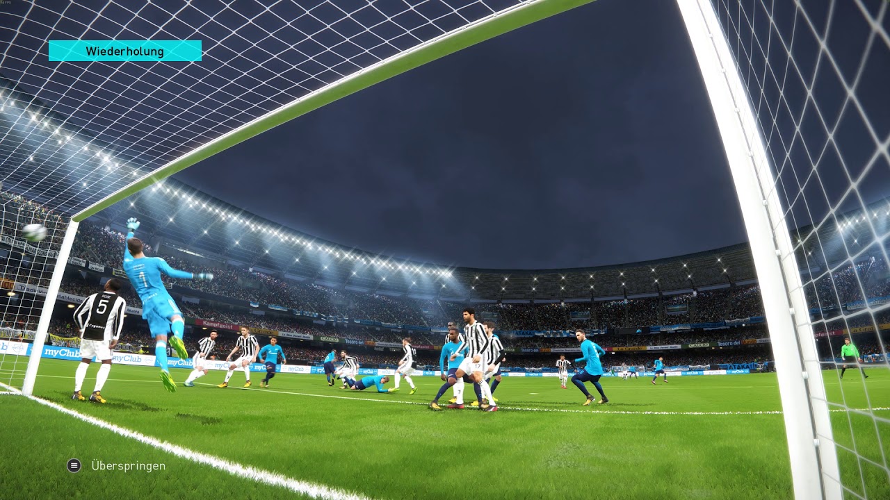 Pro Evolution Soccer 2018 Rakitic Volley Goal after Corner Kick - YouTube