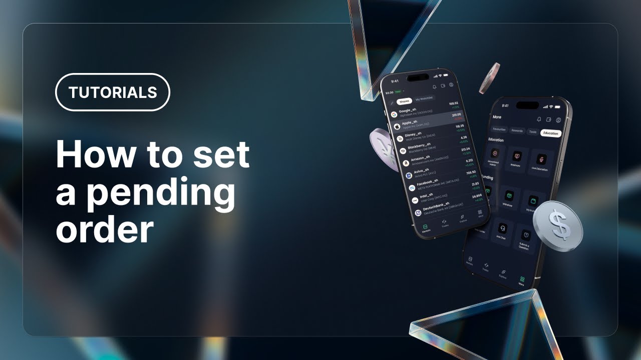 How to set a pending order on the XM App or website - YouTube