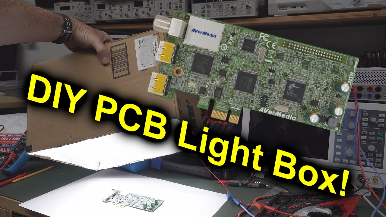 EEVblog #1372 - DIY PCB Photography Light Box - YouTube