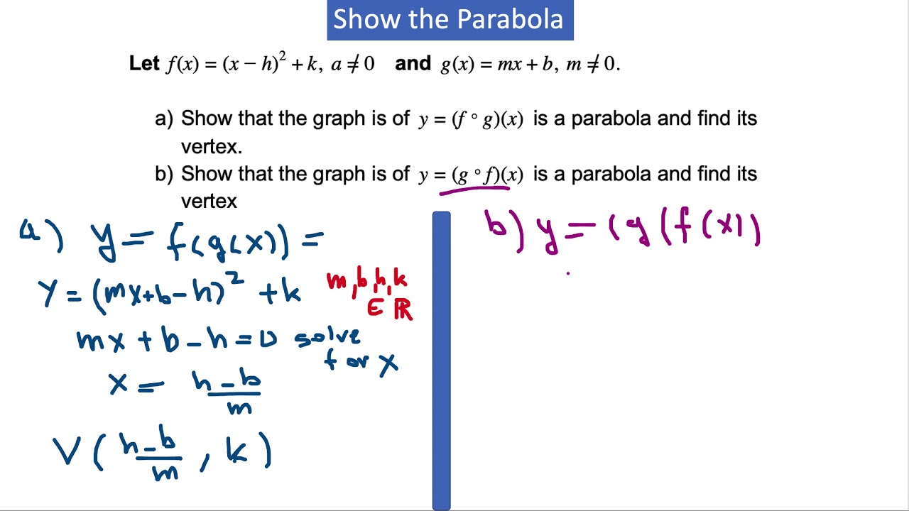Show Parabola - YouTube