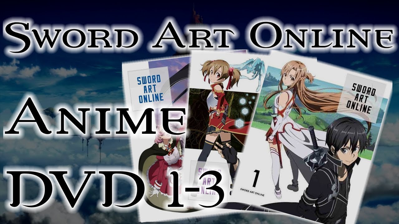 Sword Art Online Limited Edition DVD's Vol. 1-3 w/CD's Anime Unboxing ...