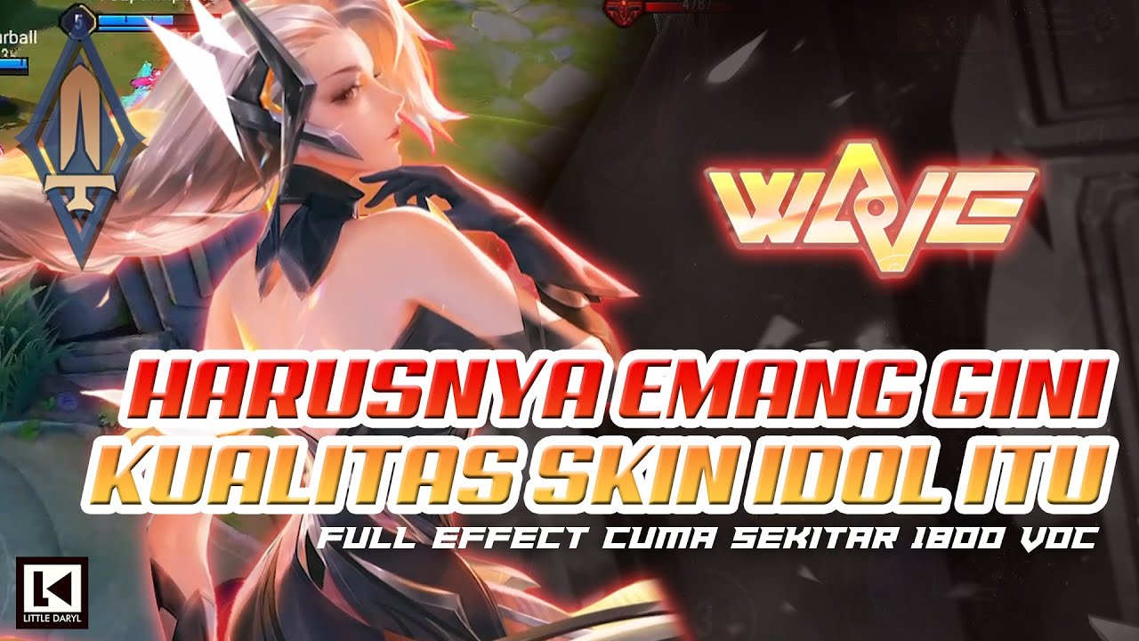 REVIEW SKIN YENA FLAME WAVE, SKIN IDOLNYA AOV KEREN GINI YA - YouTube