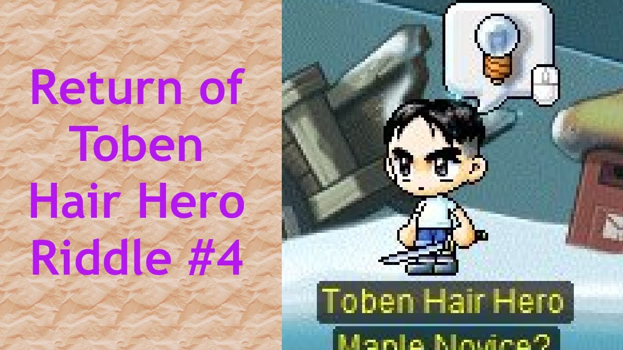 [Return of Toben Hair Hero] Riddle 4 - YouTube