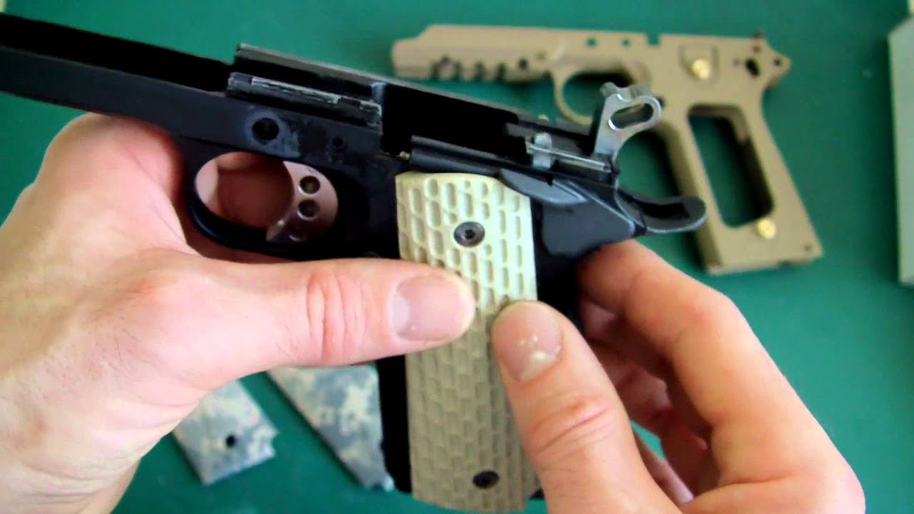 LaZouche Custom airsoft Kimber Custom II build Pt 3. - YouTube