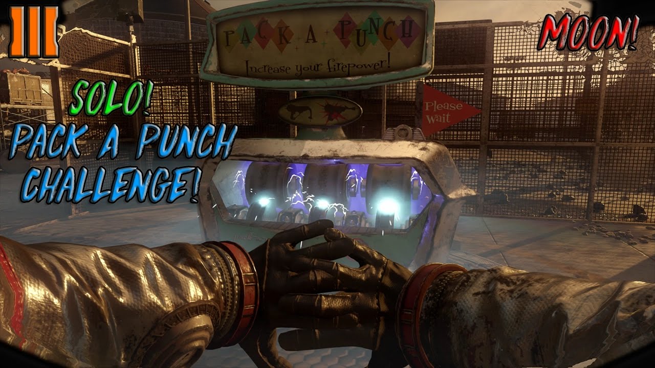 Black Ops 3 'Zombies Chronicles' 'Moon' SOLO PACK A PUNCH CHALLENGE ...