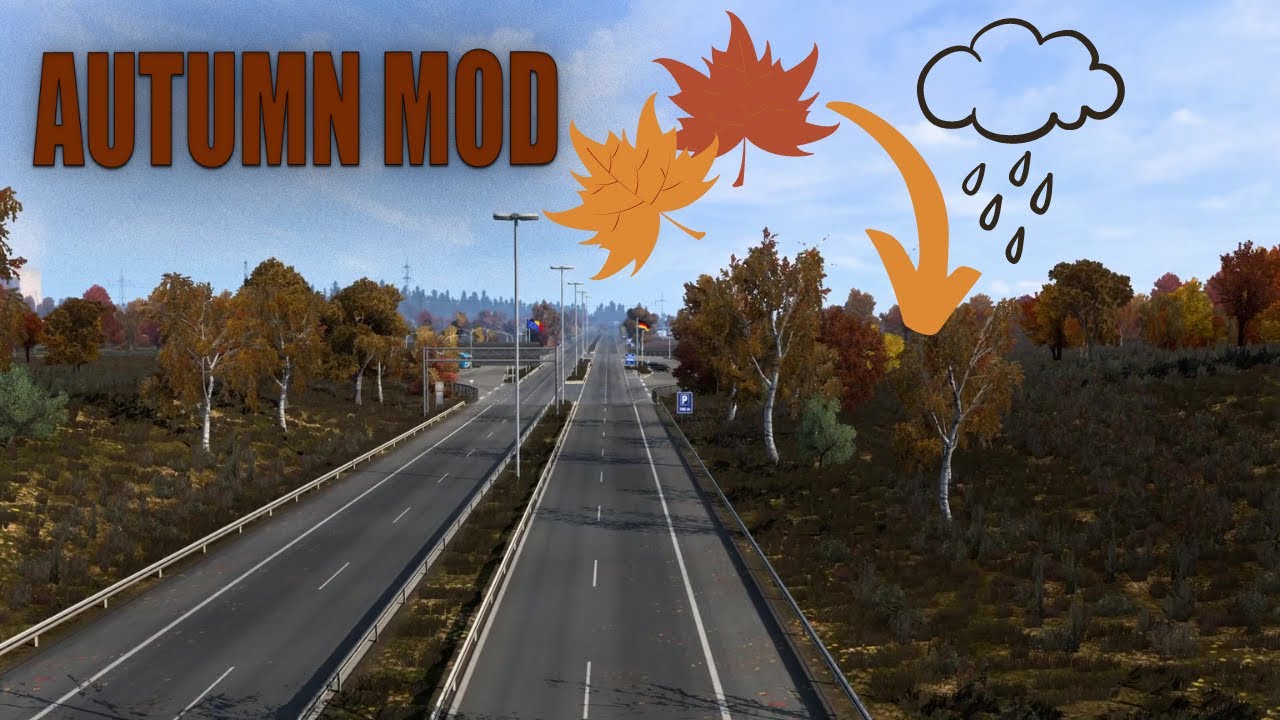 Autumn Mod - ( Sonbahar Modu ) - ETS 2 V1.41 ETS2 MODS - YouTube