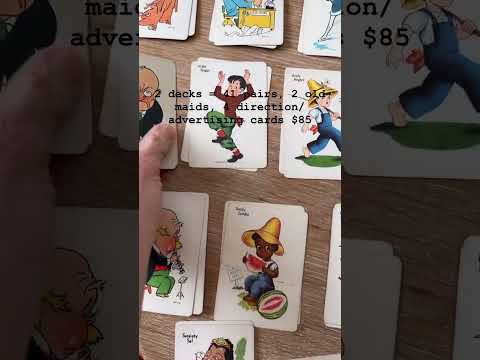 Vintage Old Maid Cards