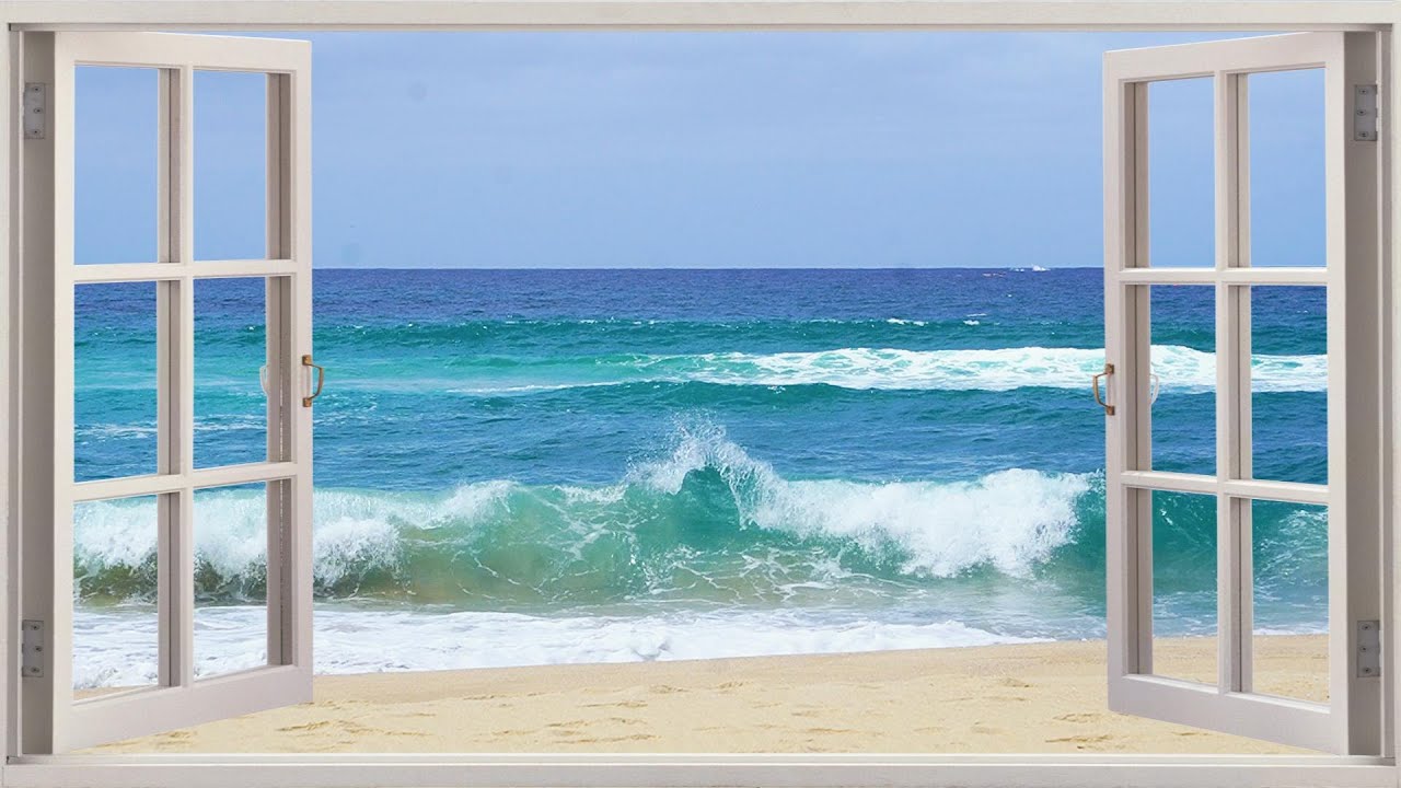 Window Open to The Ocean Relaxing Ocean Sounds Waves - YouTube