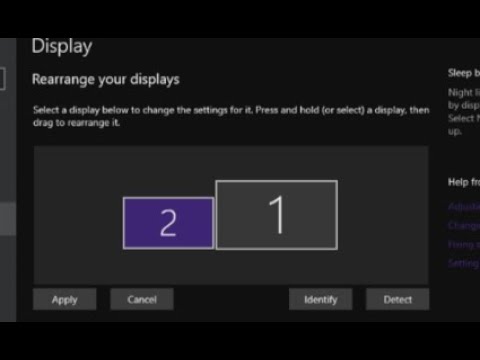 How to rearrange multiple displays in windows 10 - YouTube