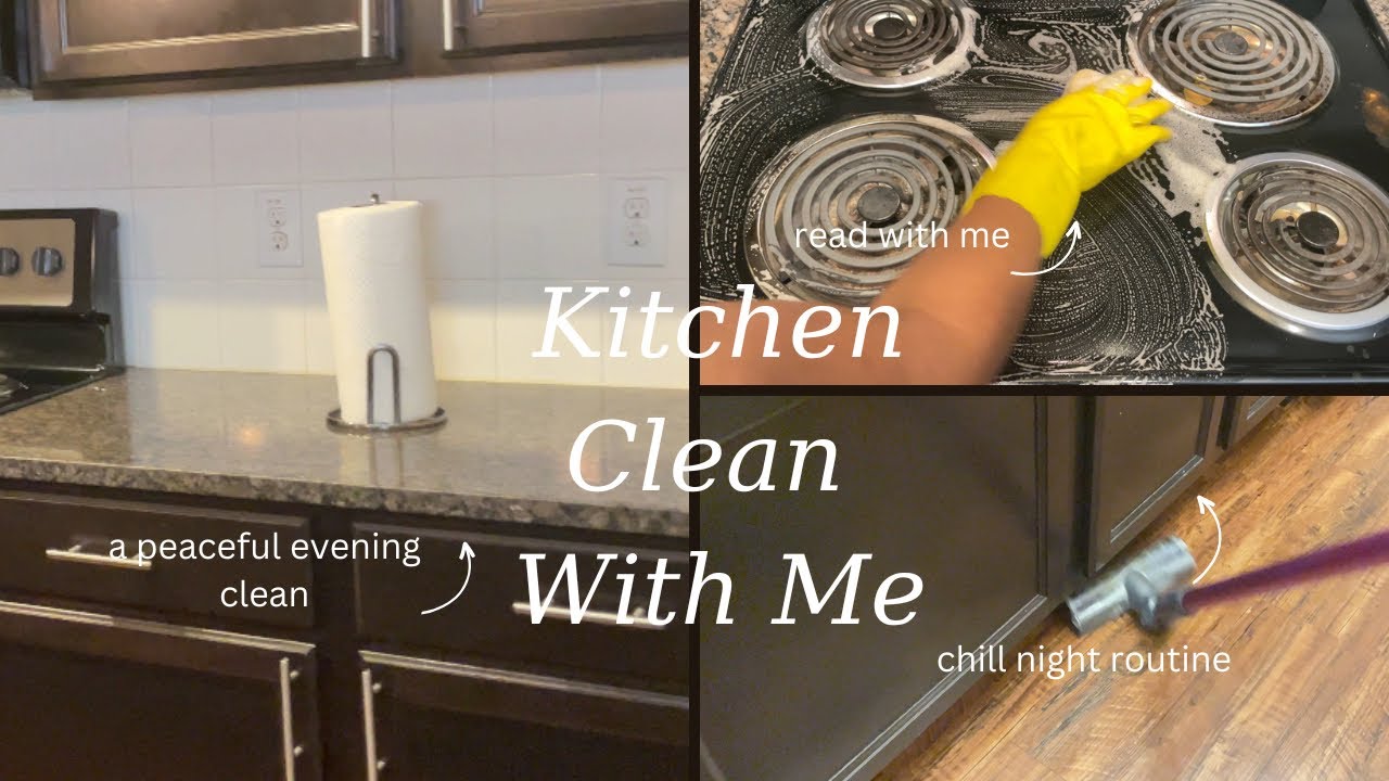 KITCHEN CLEANING BEFORE AND AFTER ~ CLEAN WITH ME | NIGHT TIME CLEAN ...