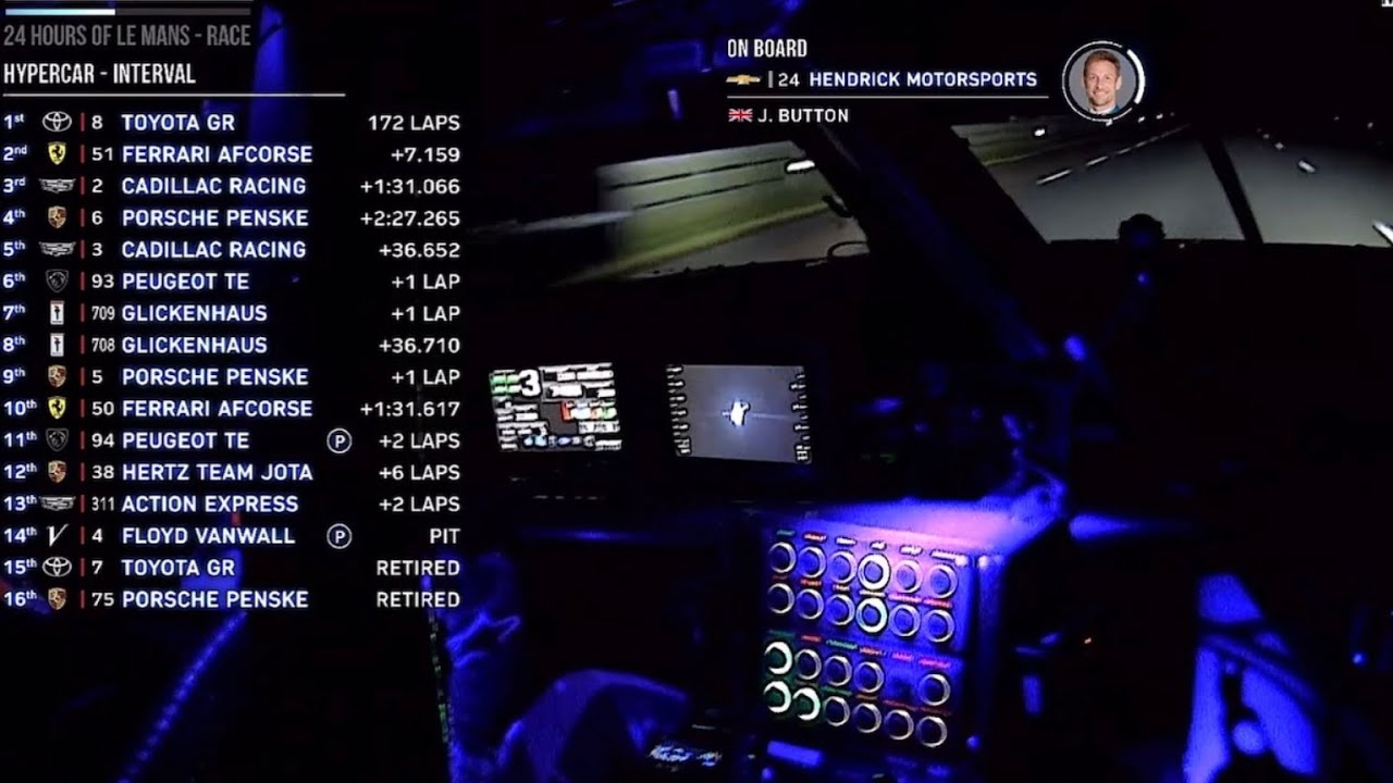 Nascar Camaro #24 onboard camera Jenson Button 🇬🇧🇺🇸 | LEMANS 2023 - YouTube