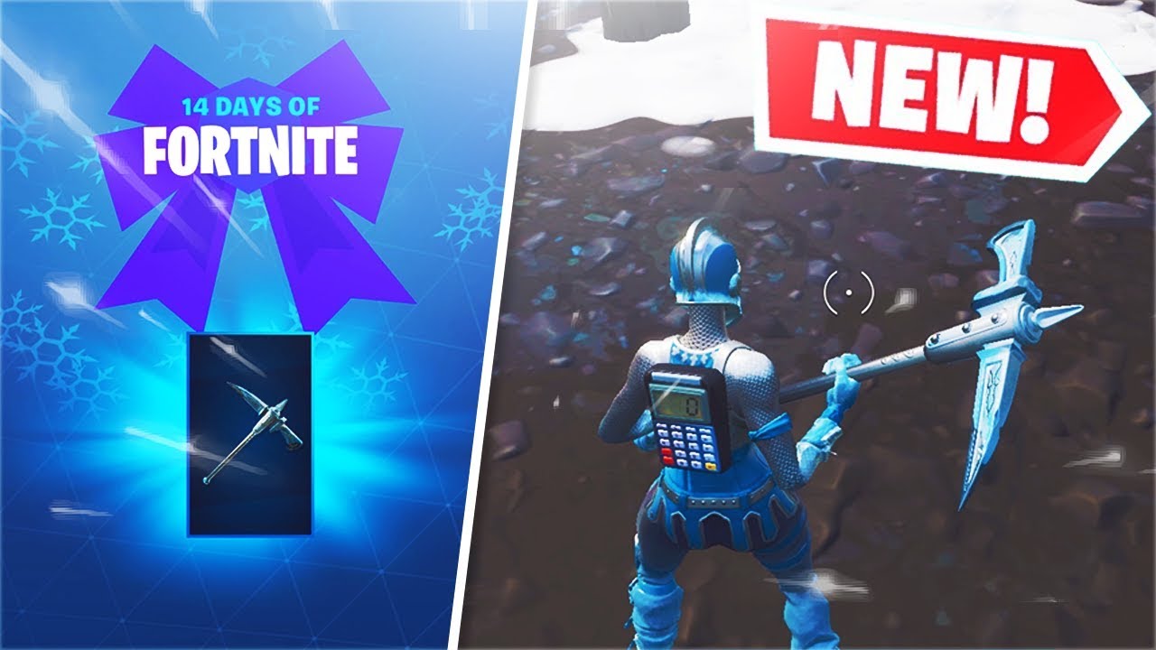 *NEW* Free Frozen Axe! 14 Days of Fortnite Day 11 (Fortnite) - YouTube