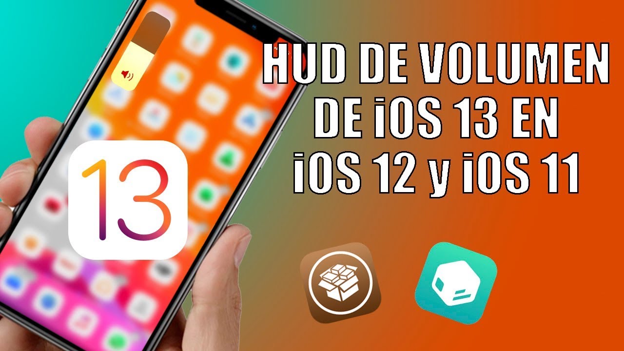 El HUD de Volumen de iOS 13 ahora en iOS 12 y iOS 11 - YouTube