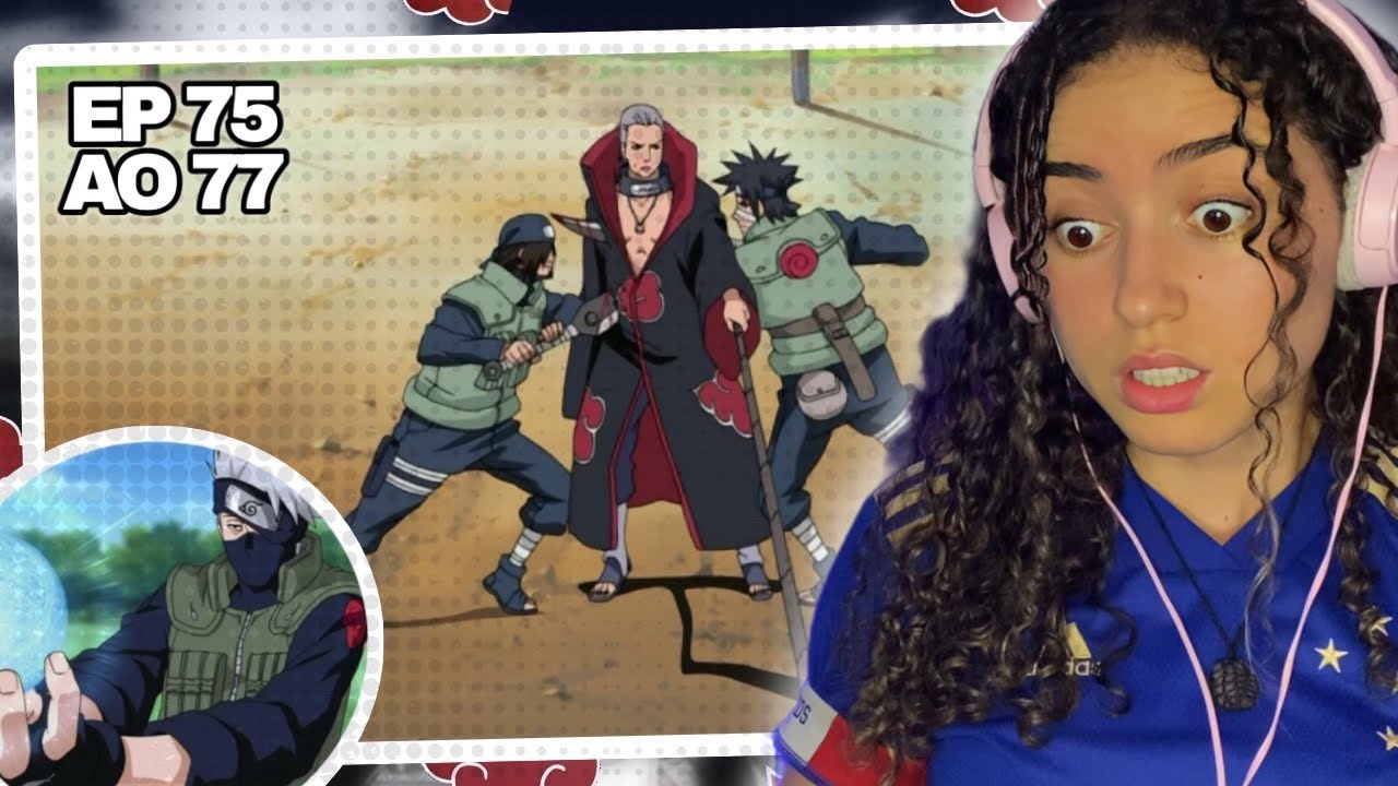 NARUTO SHIPPUDEN- EP 75, 76 e 77 #react - YouTube