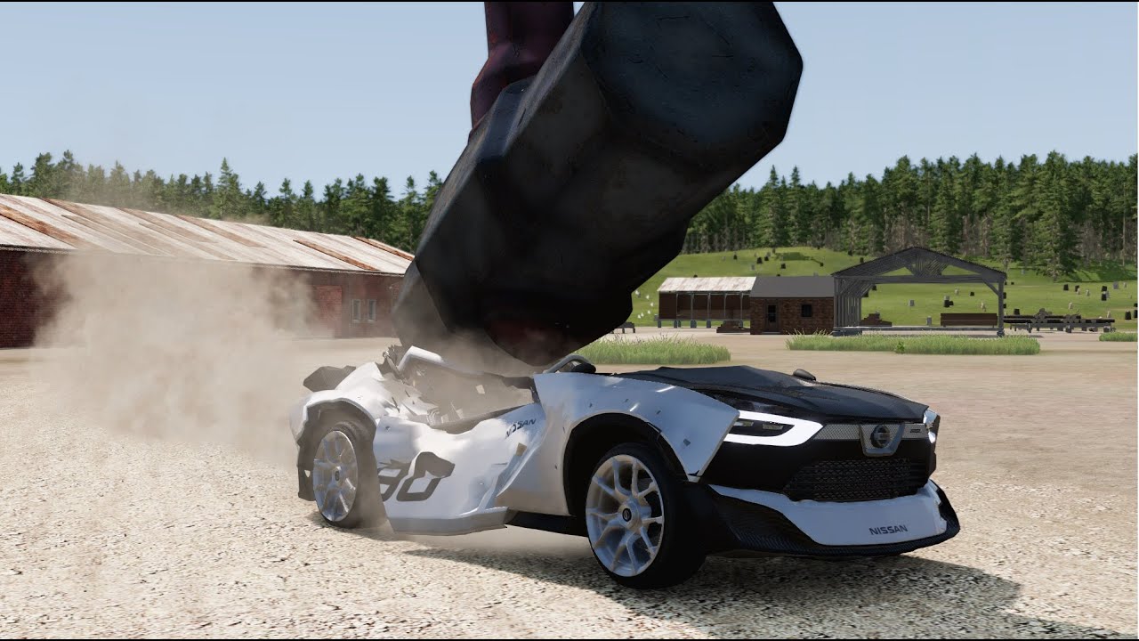 BeamNG Escape the hammer #19 - YouTube
