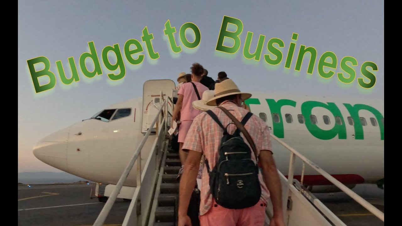 Budget to Business Class on Transavia - YouTube
