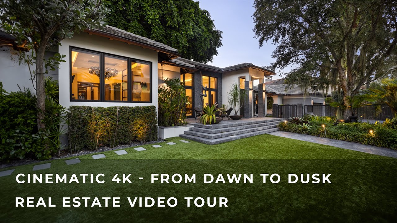 Waterfront Luxury Home Tour | 4K Cinematic Architecture - Miami Real ...