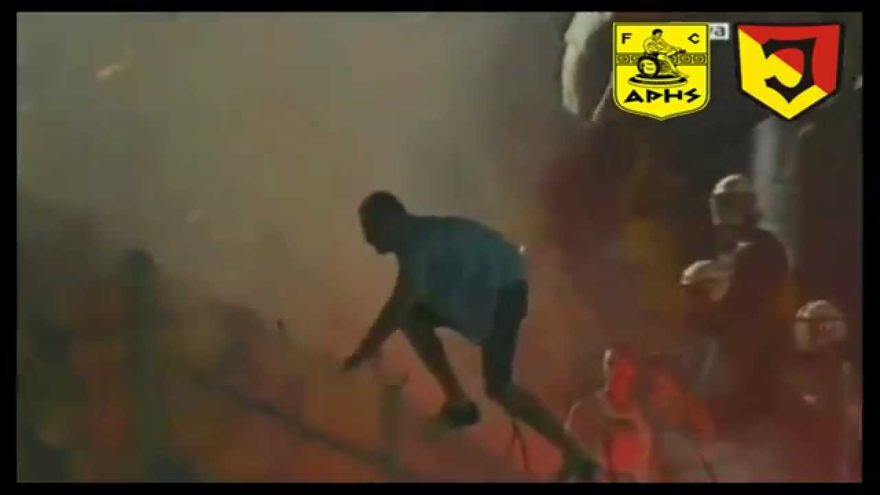 aris vs JAGIELLONIA (HOOLIGANS) - YouTube