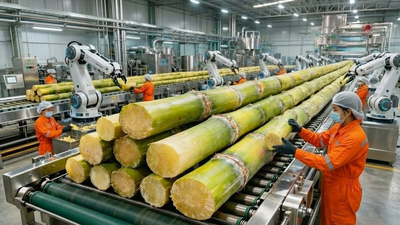 Inside a Modern Sugar Factory: From Raw Sugarcane to Refined Sugar ...