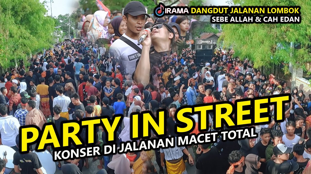 WOWW..!! MACET TOTAL SAAT PARTY DI JALANAN BARENG DANGDUT JALANAN IRAMA DOPANG - YouTube