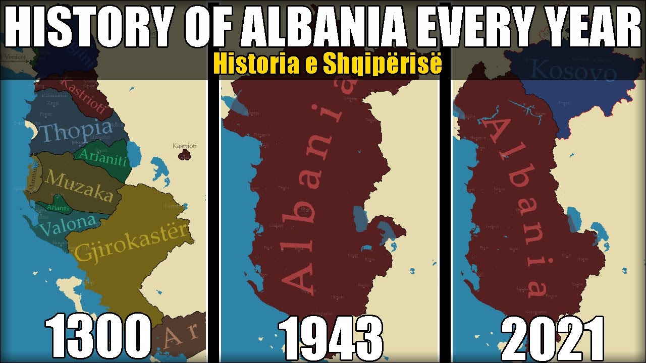 History of Albania every year - YouTube