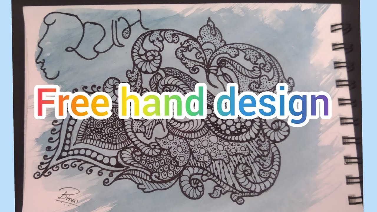 Free Hand Design | Peaceful Art | like | share | Subscribe # ...