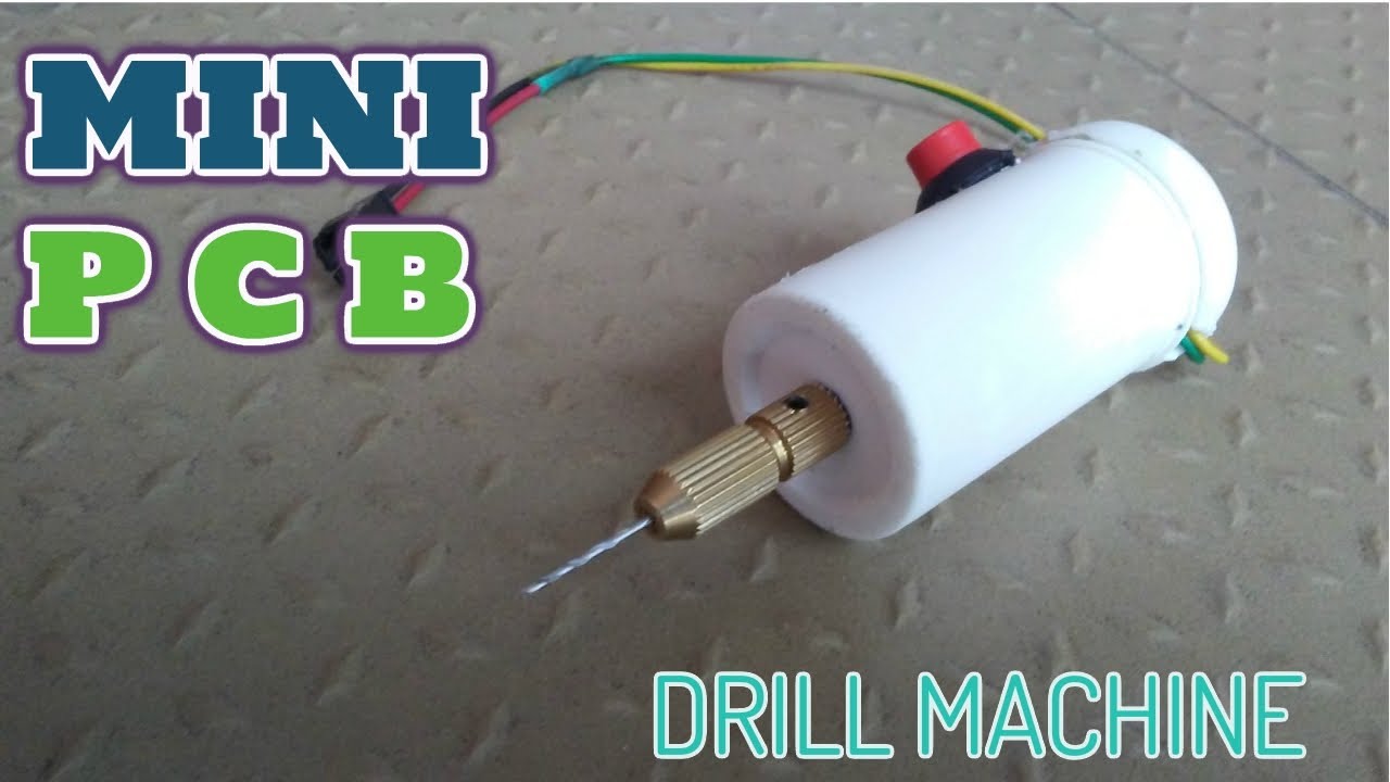 Easy to make a mini pcb drill machine at home - YouTube