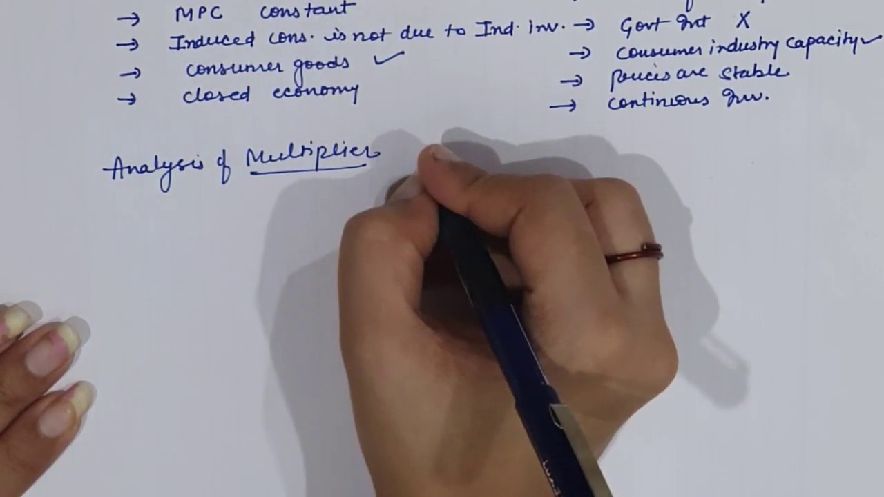 Multiplier - Concept and Analysis Multiplier Part-1 - YouTube