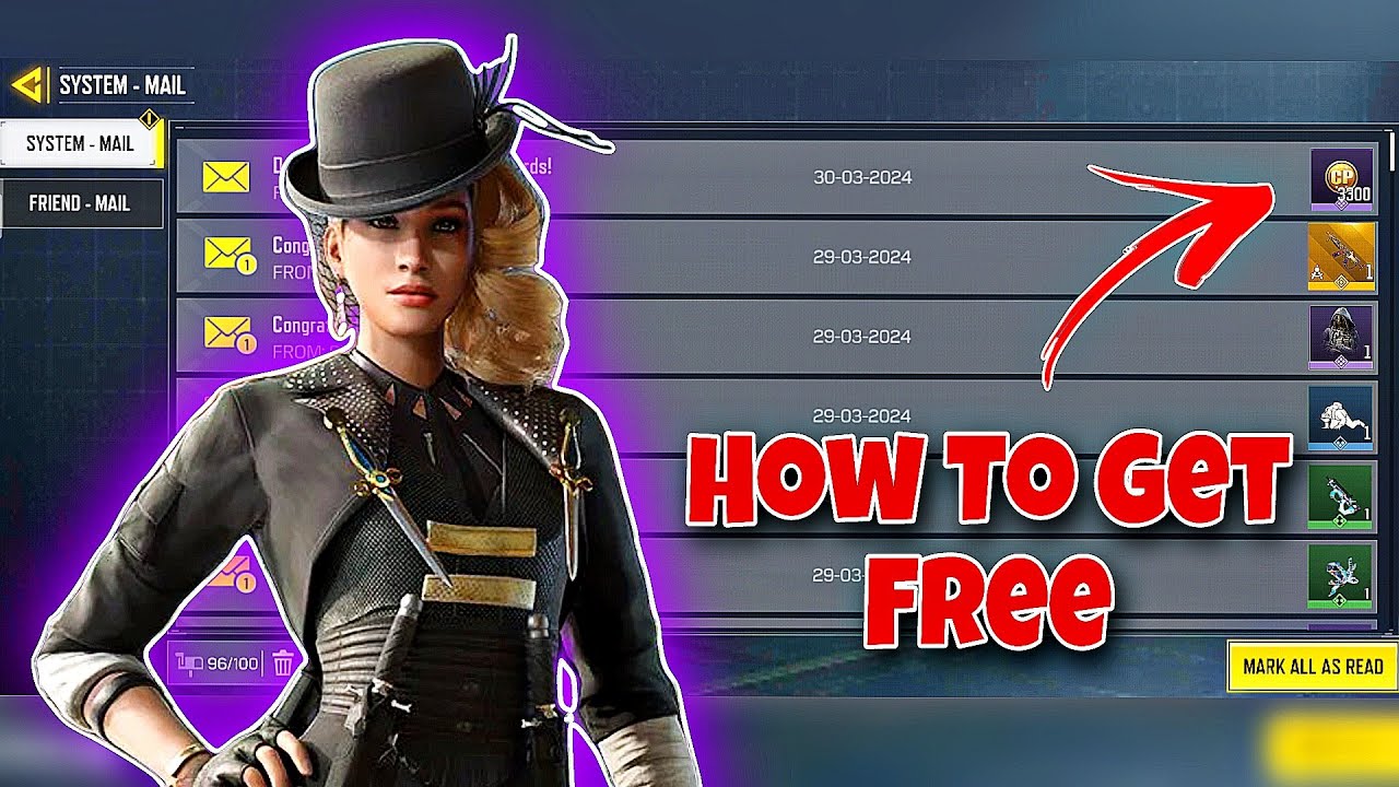 how to redeem *FREE* gift in codm s4 | codm redeem code 2024 | free cp ...