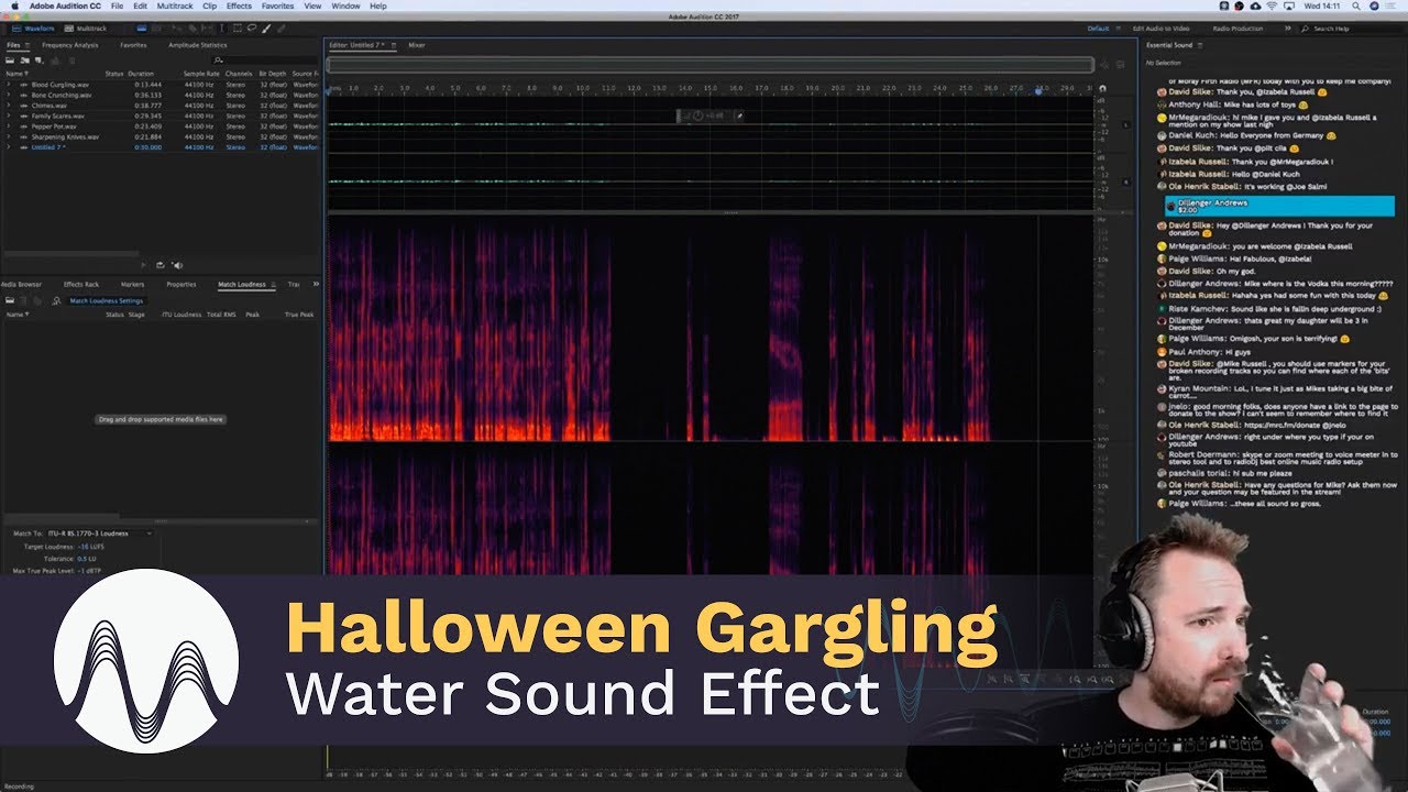 Spooky Halloween Gargling Water Sound - YouTube