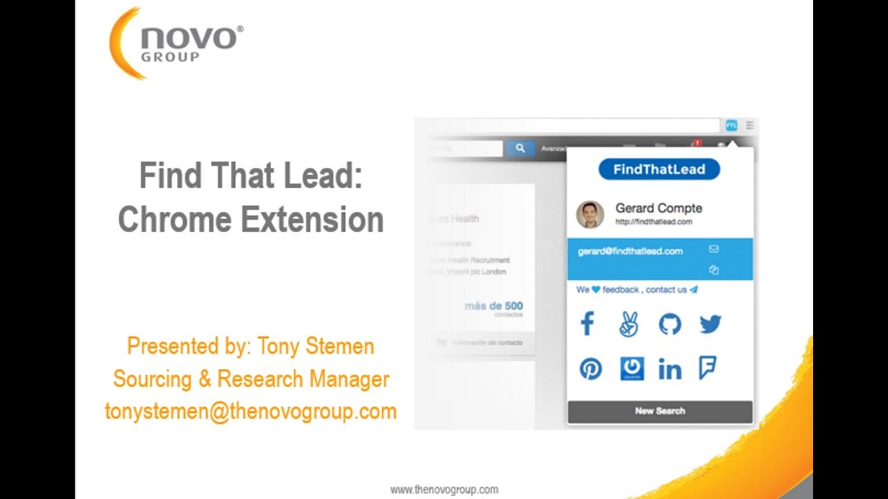Find That Lead - Chrome Extension (How-To) - YouTube