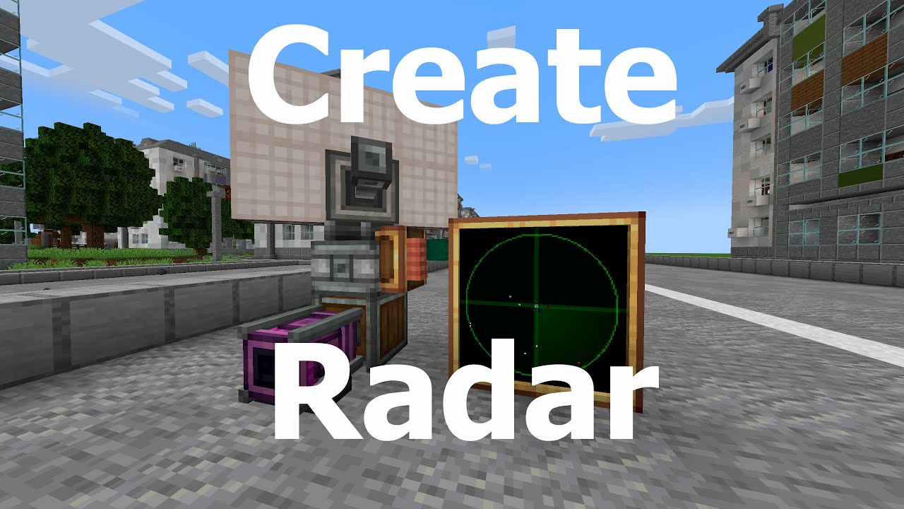 БЫСТРЫЙ ОБЗОР МОДА Create Radars, РАДАР В МАЙНКРАФТЕ | Create + VS ...