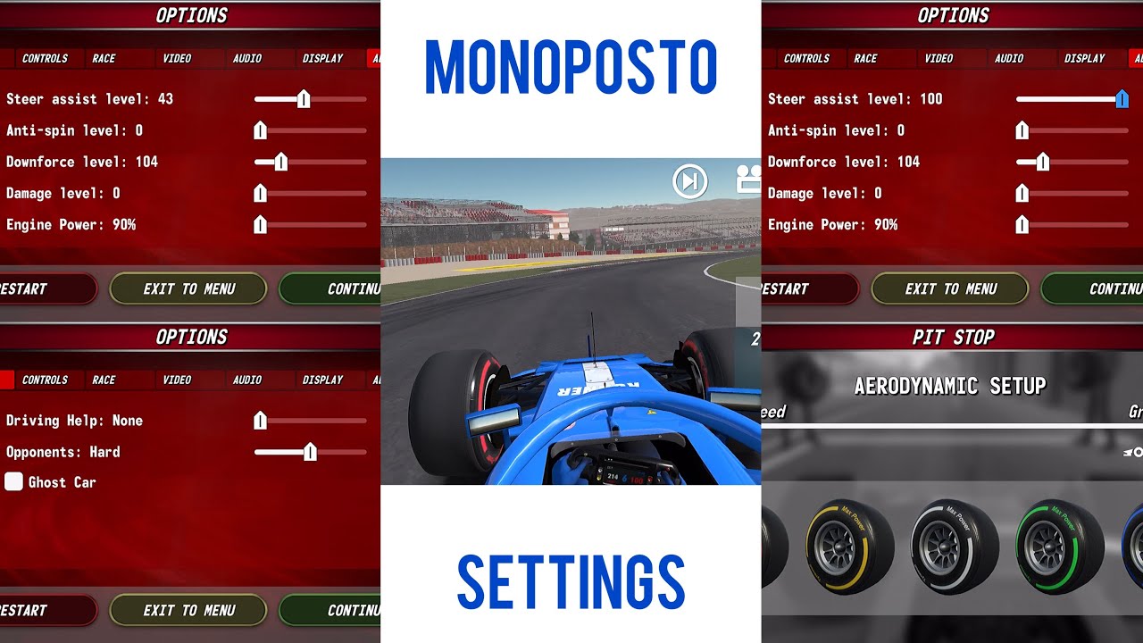 My Monoposto Settings! - YouTube