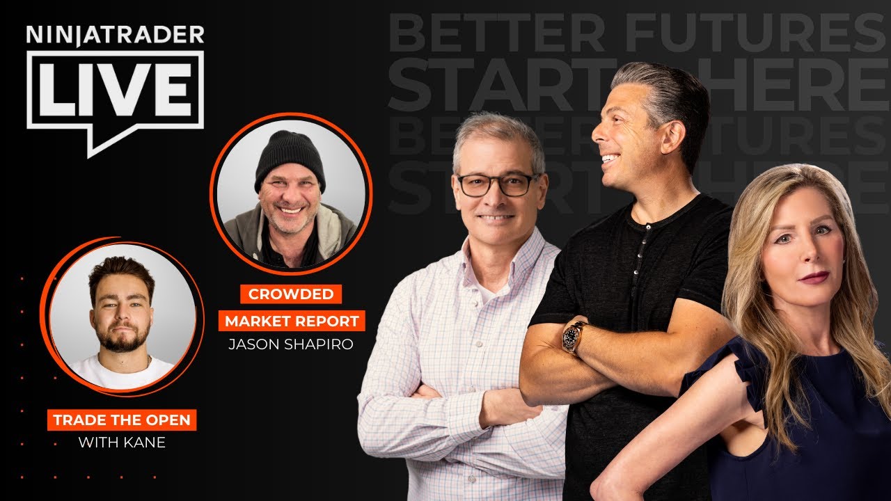 NinjaTrader Live | Market Analysis + Trading: Fabio Ruggeri, Dave ...