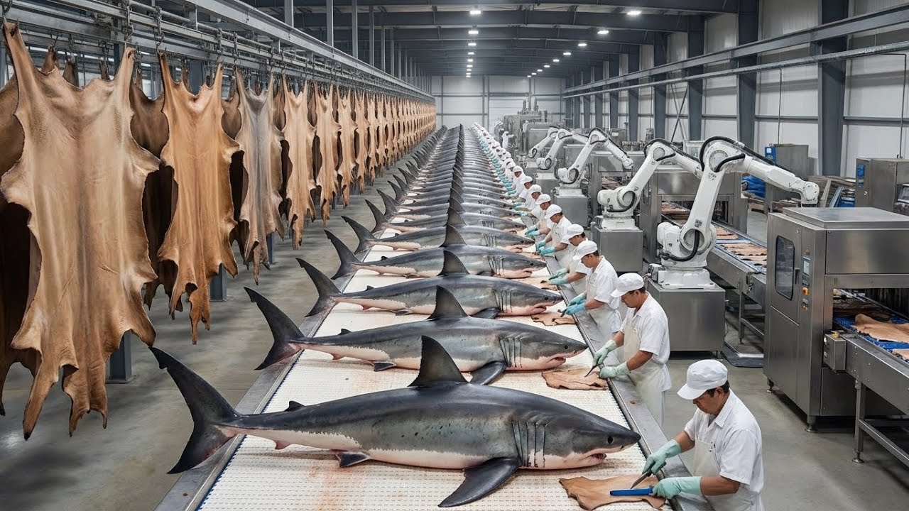 Inside the Shark Skin Tanning Factory – How Rare Skin Turns Into High ...