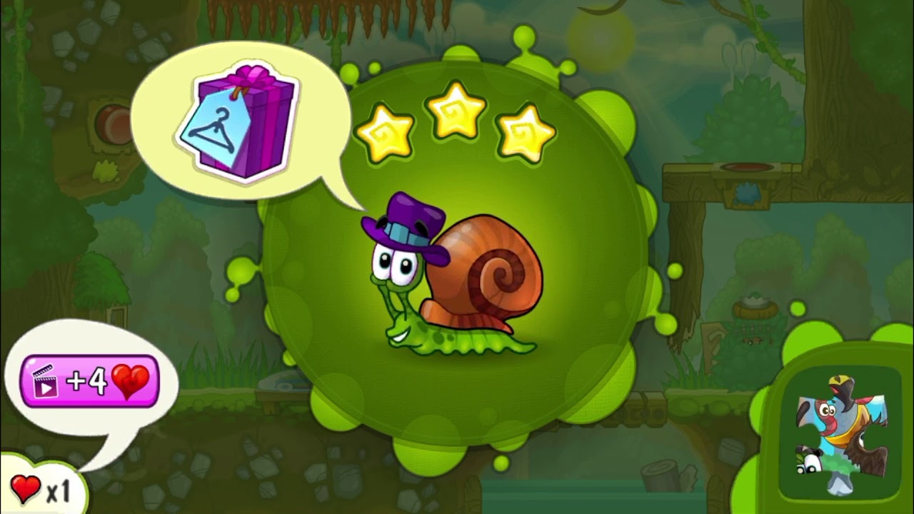 Snail Bob 2. Forest Story. Levels 1-1 - 1-10. 3 Stars Walkthrough ...