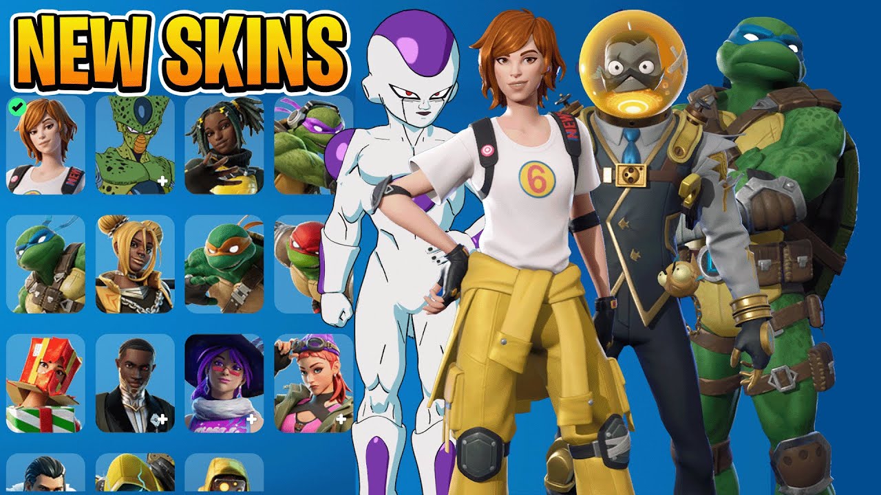 *NEW* Fortnite Winterfest Update (TMNT, John Wick, Dragon Ball) - YouTube