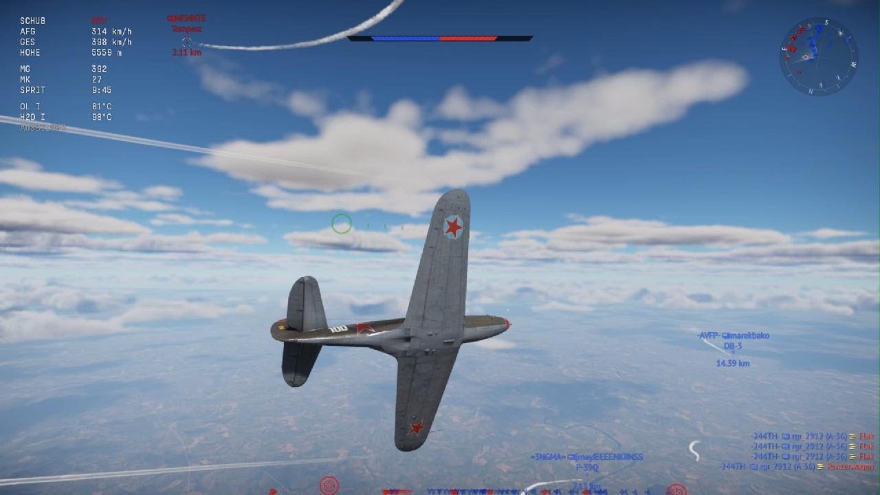 P-39N-0 mastering the 37mm - YouTube