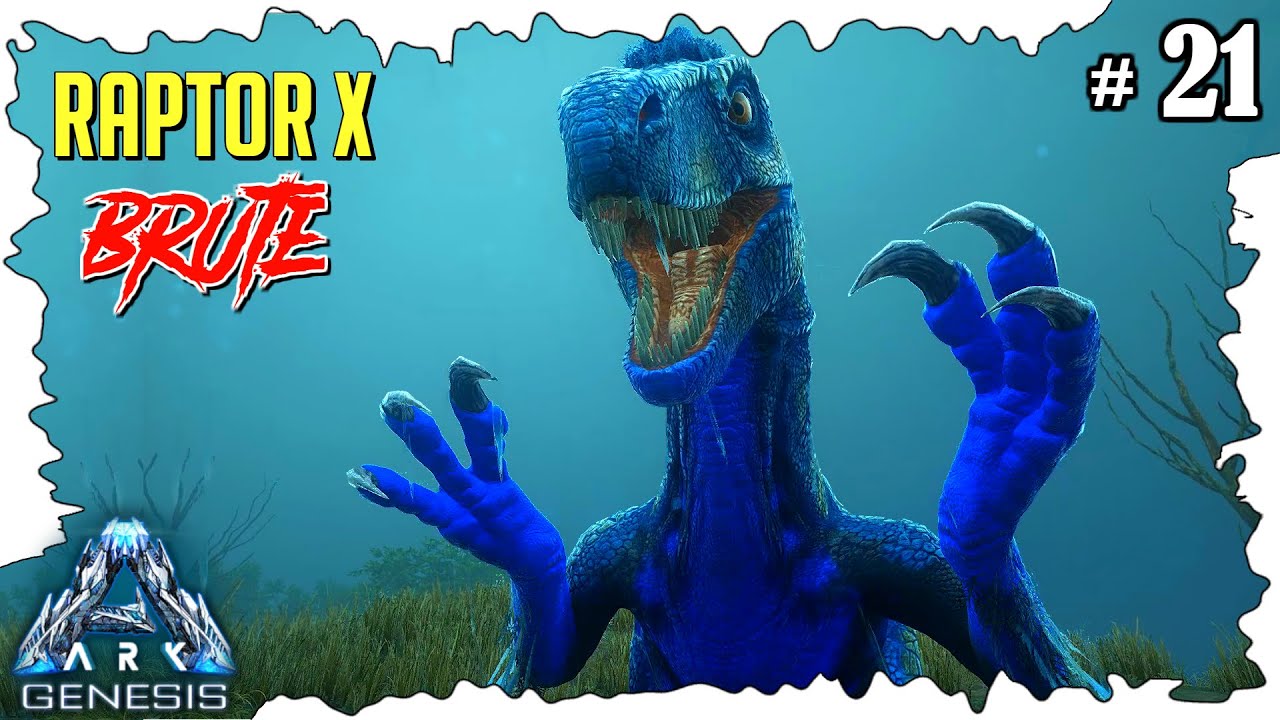 Raptor X Brute | ARK GENESIS #21 | Servidor Oficial PVE - YouTube
