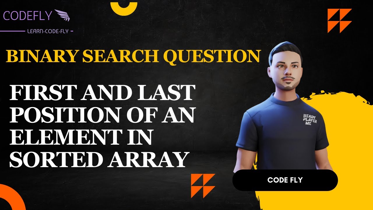 First And Last Position Of An Element In Sorted Array Binary Search